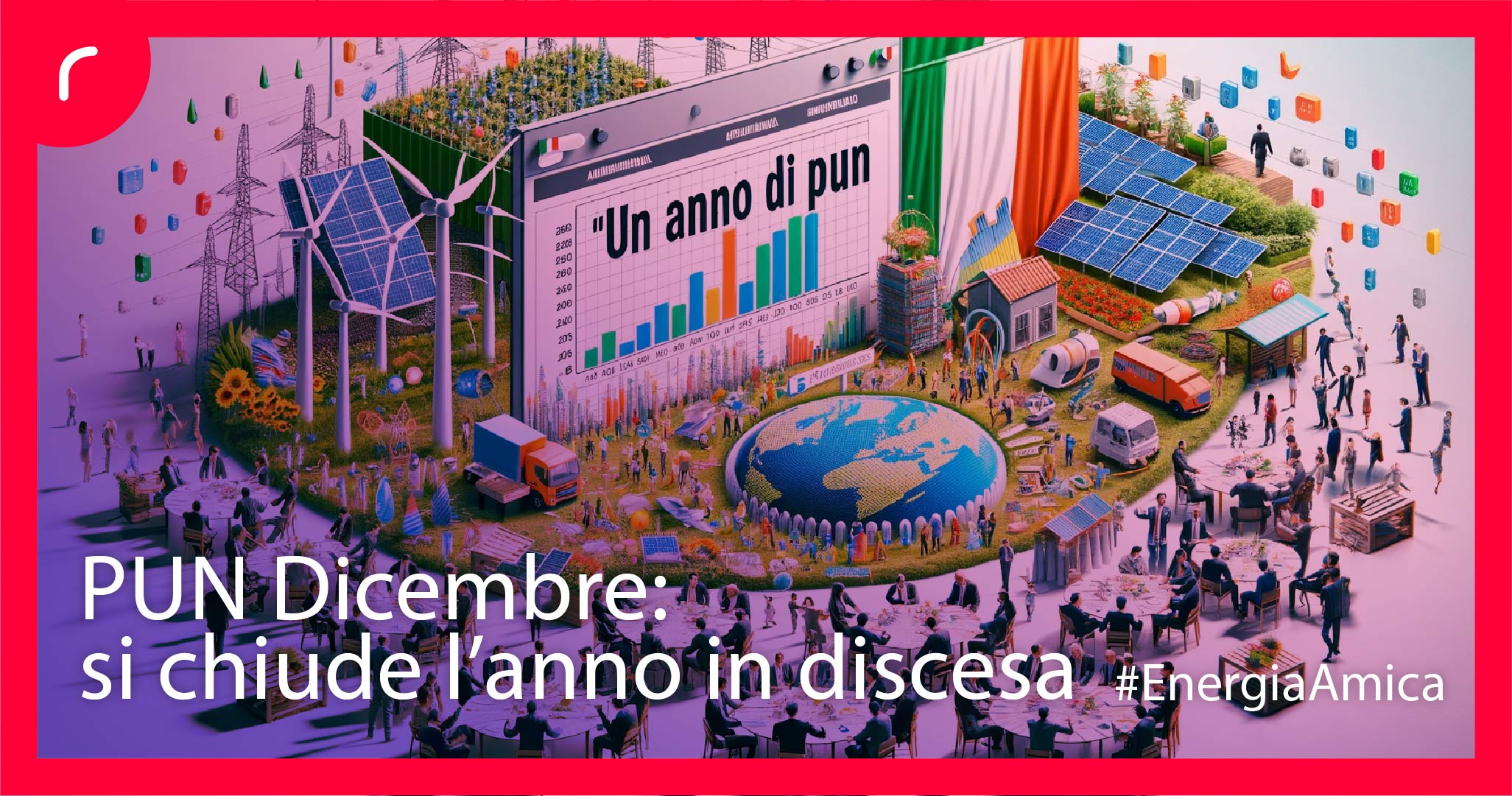 PUN Dicembre: si chiude l’anno in discesa - Revoluce
